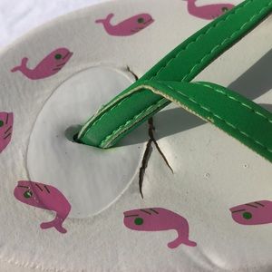 Sugar | Shoes | Vintage 998 Sugar Floaties Flipflops White With Pink ...